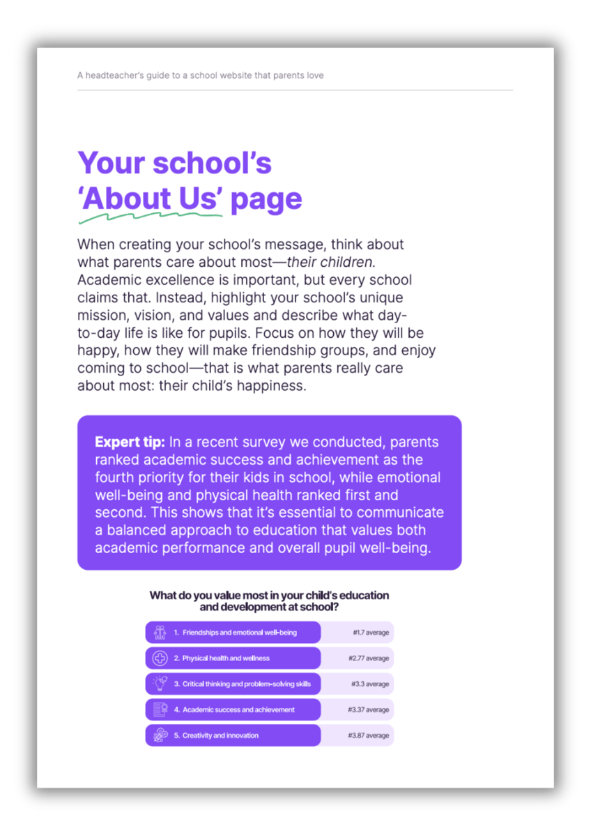 Headteacher's Guide to a School Website that Parents Love | Juniper ...