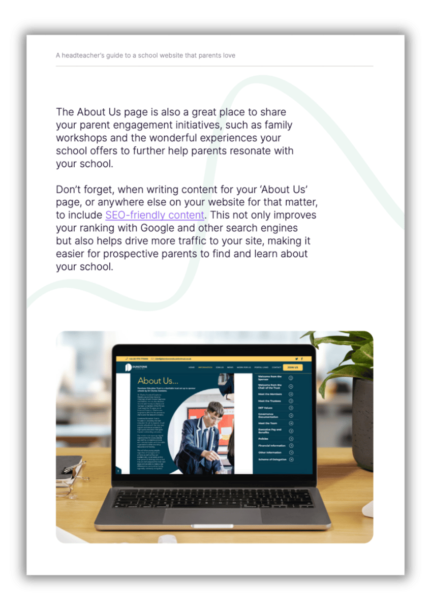 Headteacher's Guide to a School Website that Parents Love | Juniper ...